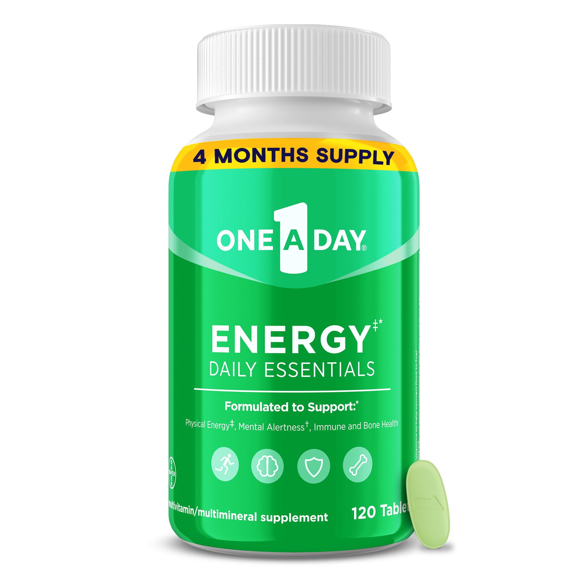 Suplemento ONE A DAY Energy Daily Essentials 120 comprimidos | Bodega Aurrera en línea