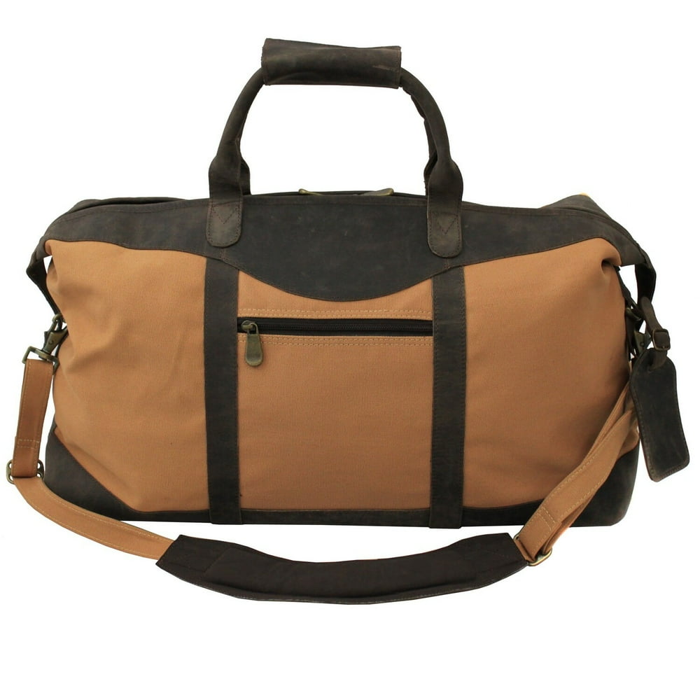 Canyon Outback Utah Canyon Collection 22" Canvas and Leather Duffel Bag ...