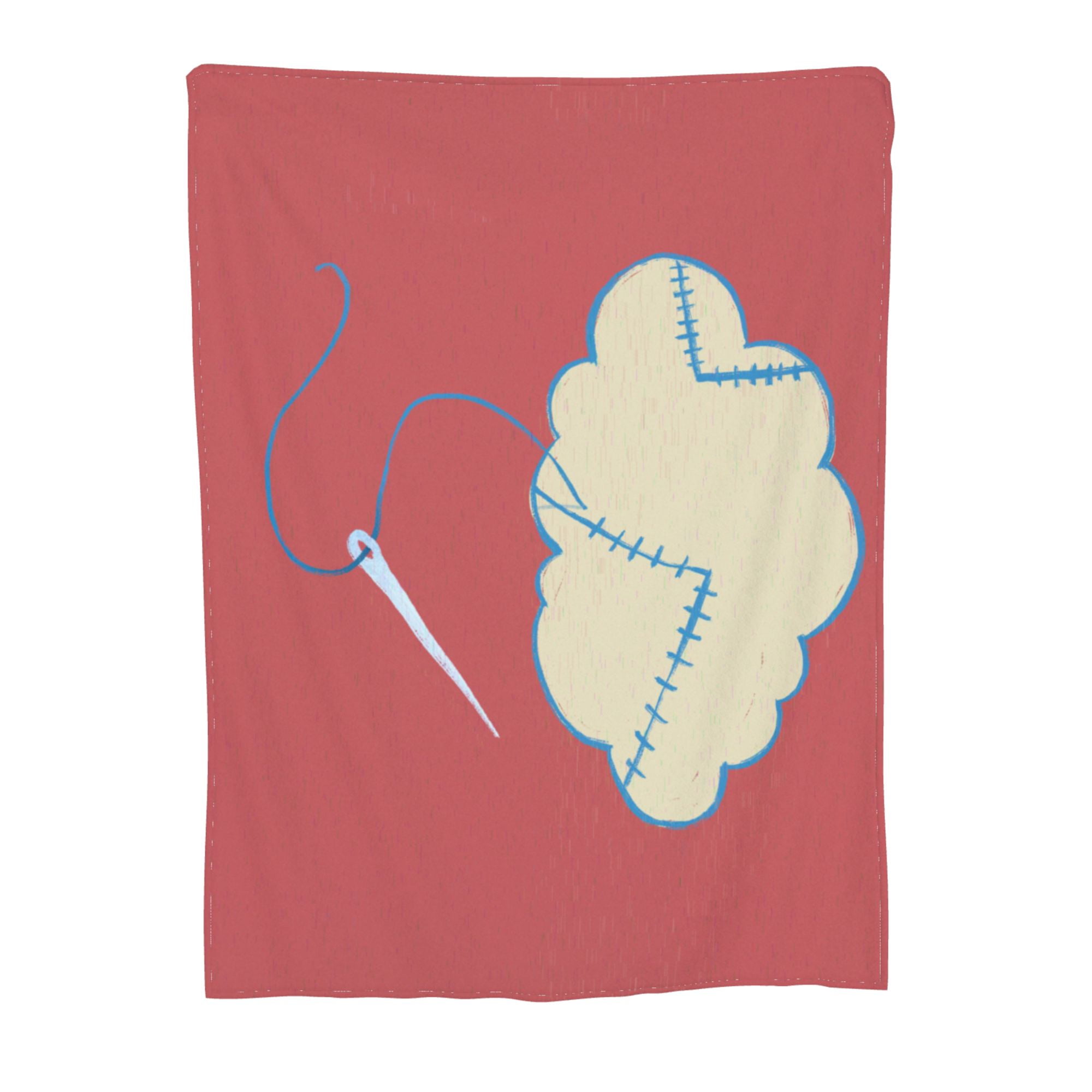 Cartoon Needlework Painting Throw Blanket, Super Soft Anti-Pilling ...