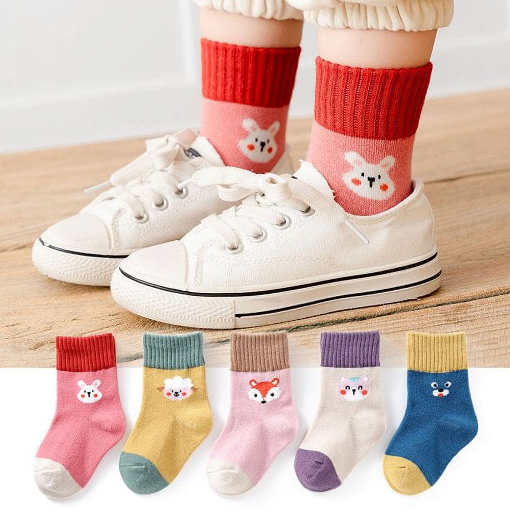 Click here for Chuank Toddler Socks 5 Packs In 1 For Kids Baby Gi... prices