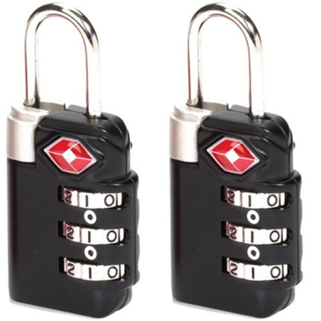 Lewis N. Clark TSA 3-dial Combo Lock/2 pack - Walmart.com