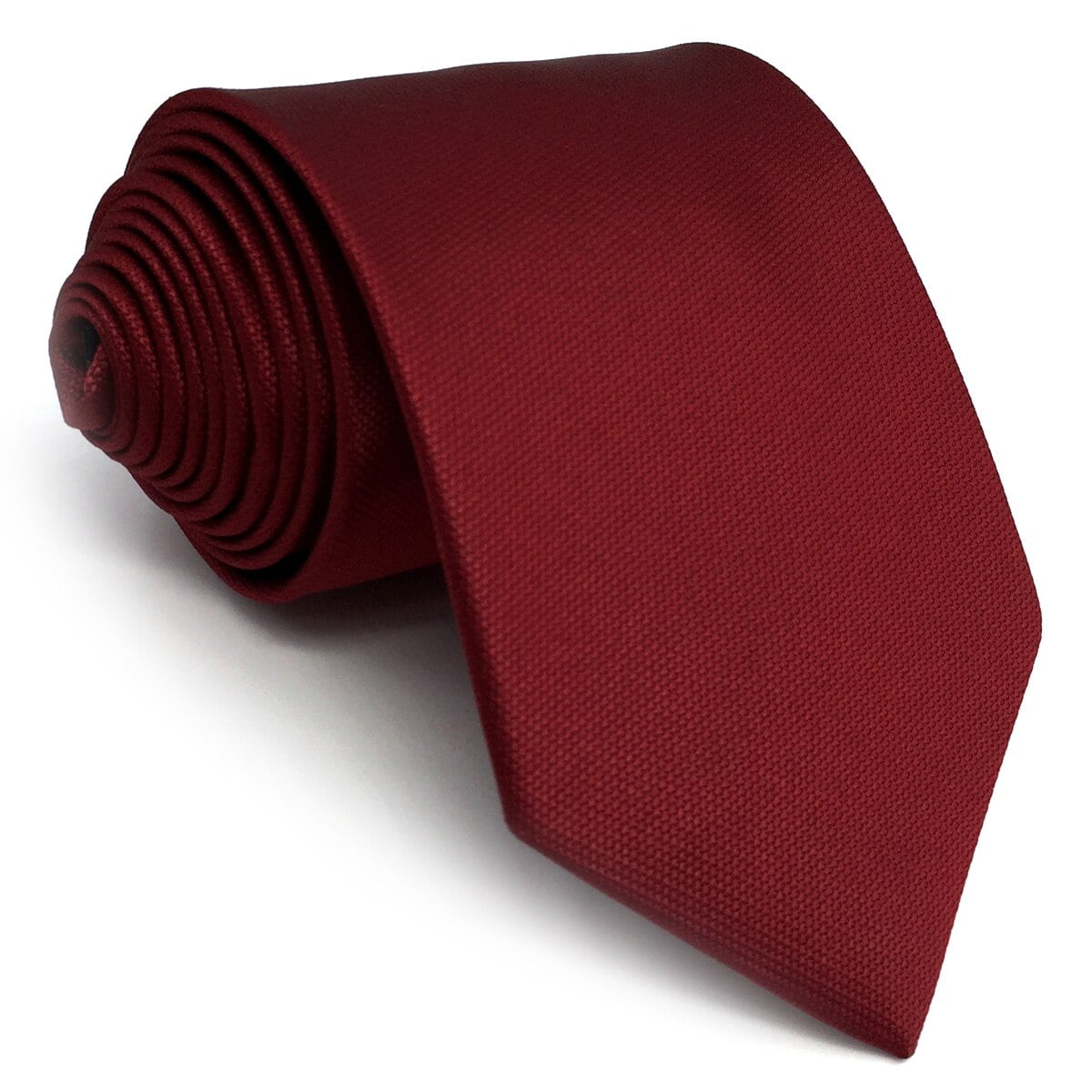 Solid Color Red Wedding Silk Neckties for Men Classic Tie 57.5 inches ...