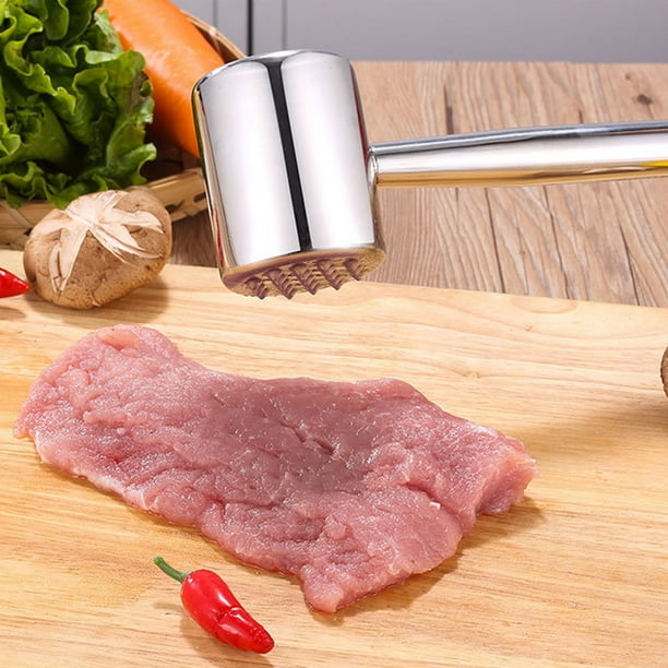 Meat Hammer,Stainless Steel Household Meat Restaurant Meat Hammer Steak ...