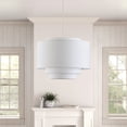 Aiwen 3-Tier Pendant Light Kitchen Island Off-white Farmhouse Light ...