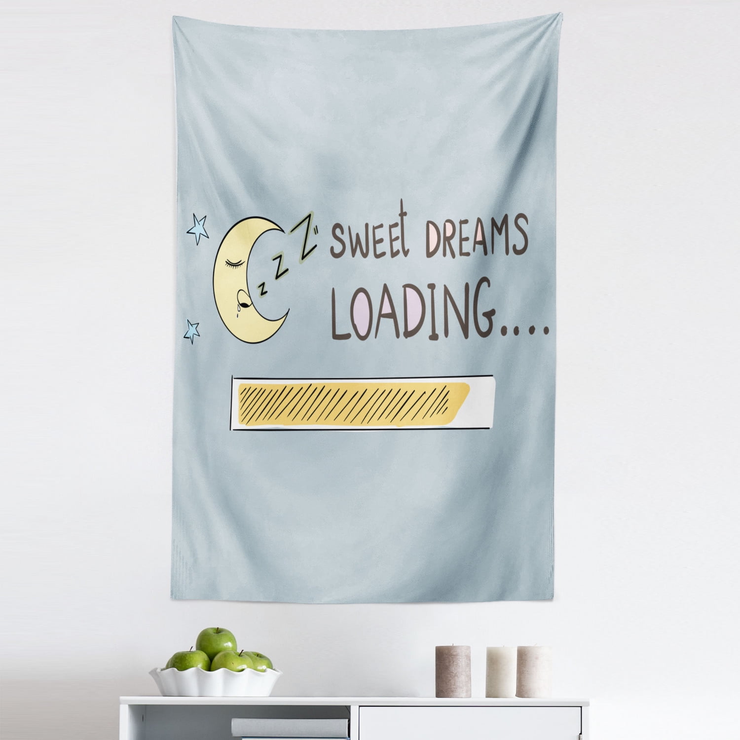 Saying Tapestry, Dreams Loading Concept with Progress Bar Design and ...