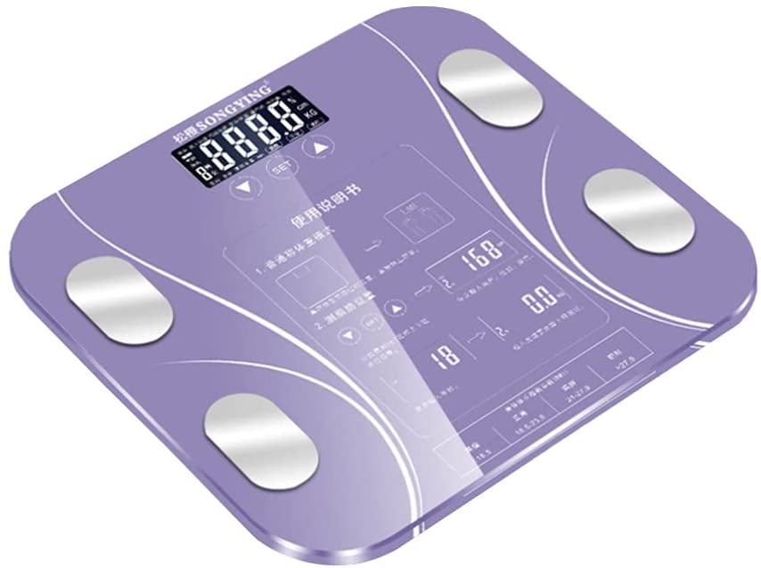 YDHely Body Fat Measuring Scale Digital Rechargeable Bathroom Wireless ...