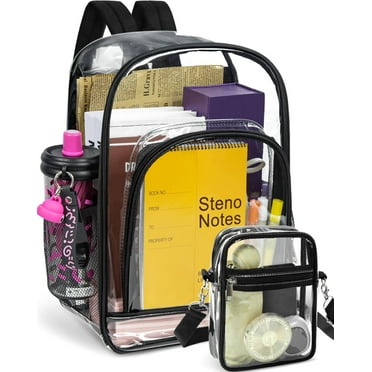 Clear Backpack for Students | Large Capacity Transparent School Bag ...