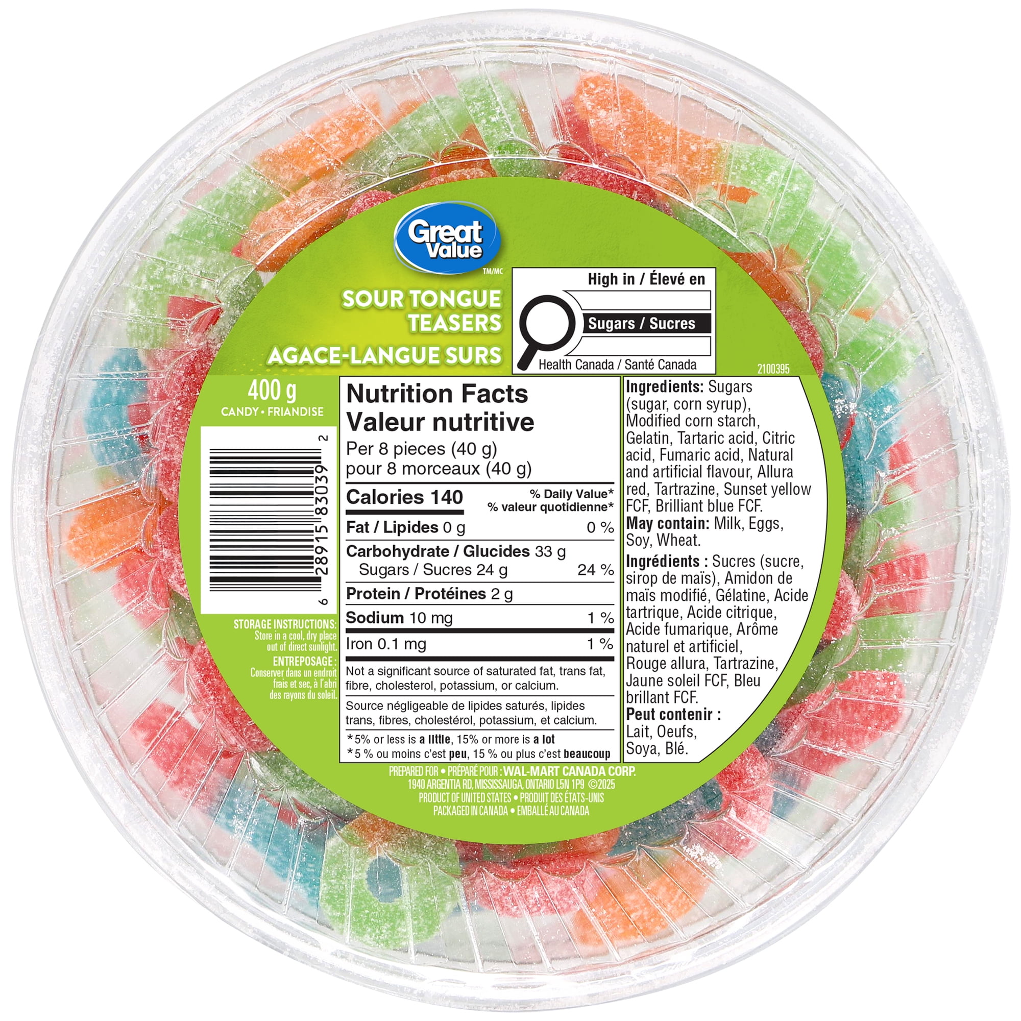 Click here for Great Value Sour Tongue Teasers 400 G prices