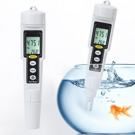 Digital Salinity Meter, Data Hold Function Salinity Tester, Hand-held ...