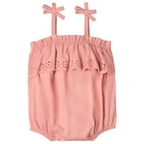 Modern Moments by Gerber Baby Girls Bubble Romper with Eyelet Trim, 2-Pack, Sizes 0/3-24M ...