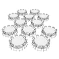 Lifetime 72" Round Tables (12) and Chairs (120) Combo - Commercial ...