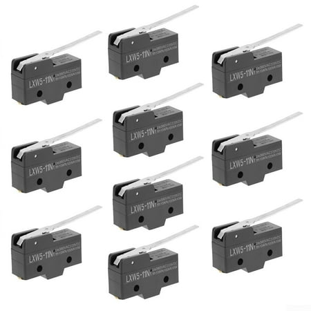 Pack Of 10 LXW5-11N1 Miniature Limit Switch Long Lever Arm SPDT Snap Action Limi | Walmart Canada