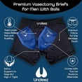 Undeez Premium Vasectomy Recovery Underwear with Custom Front Pouch and ...