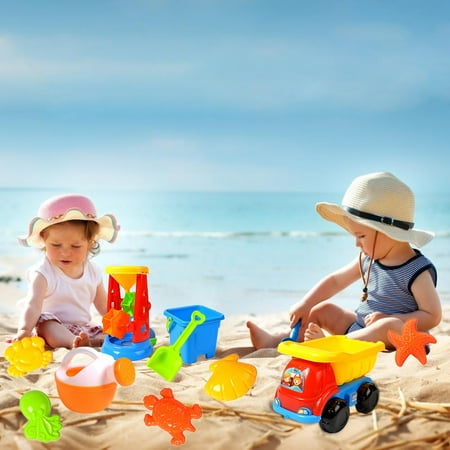 Summer Beach Toy Sand Set Kids Beach Toys Set with Bucket Watering Can ...