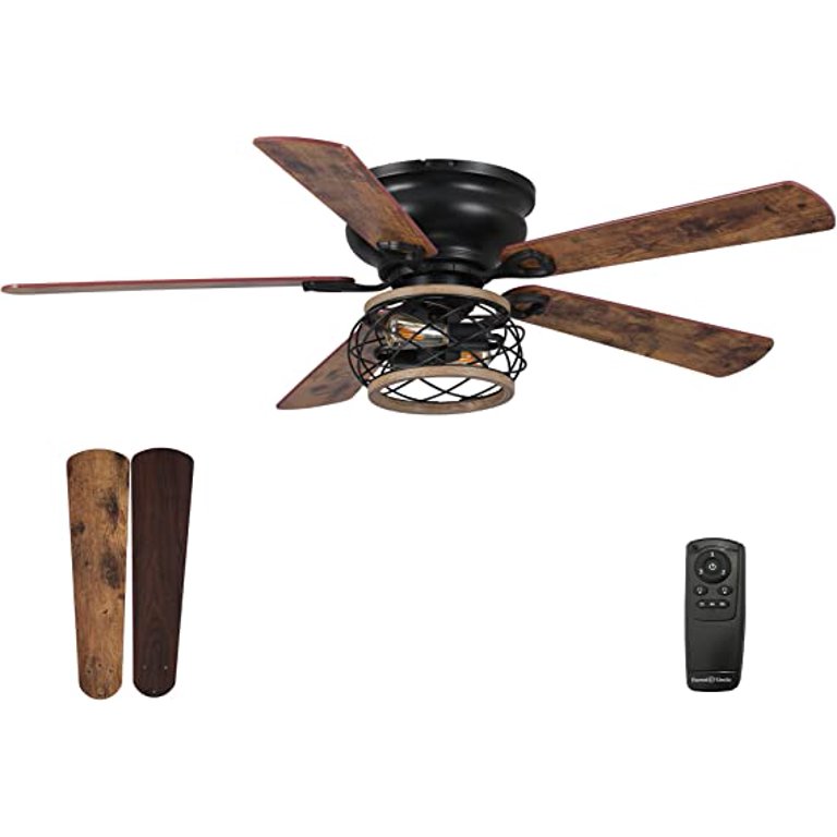 48 Inch Ceiling Fan With Light Low Profile | Shelly Lighting