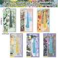 6 Pieces Metal with Tassel,Gold Oil Painting Theme Woman Bookmark, for ...
