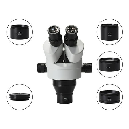 2x Trinocular Microscope Digital Microscope Install Digital Dust Mirror ...