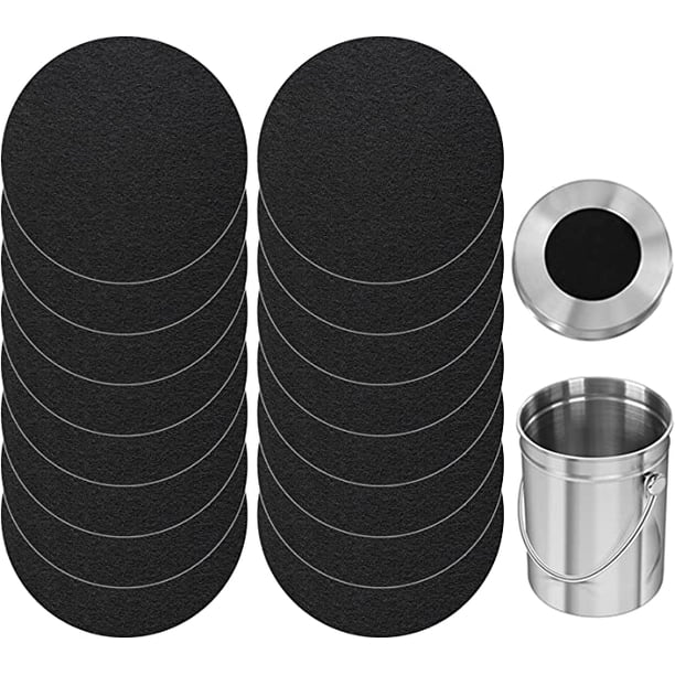16 Pieces Compost Bin Bucket Restaurant Filtration Filter Round ...