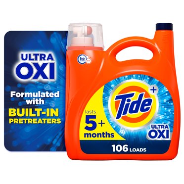 Tide Ultra Stain Release HE Turbo Clean Liquid Laundry Detergent ...