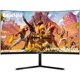 Gawfolk 24” Curved Monitor 75Hz Full HD 1080P, Ultra-Thin Non-frame ...