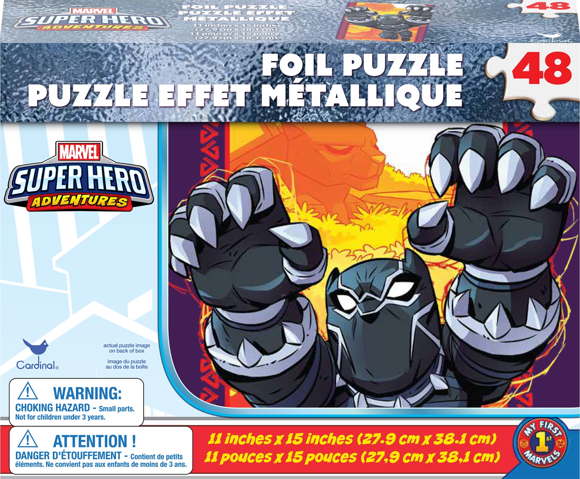 Marvel Super Hero Adventures 48-Piece Foil Puzzle - Walmart.com