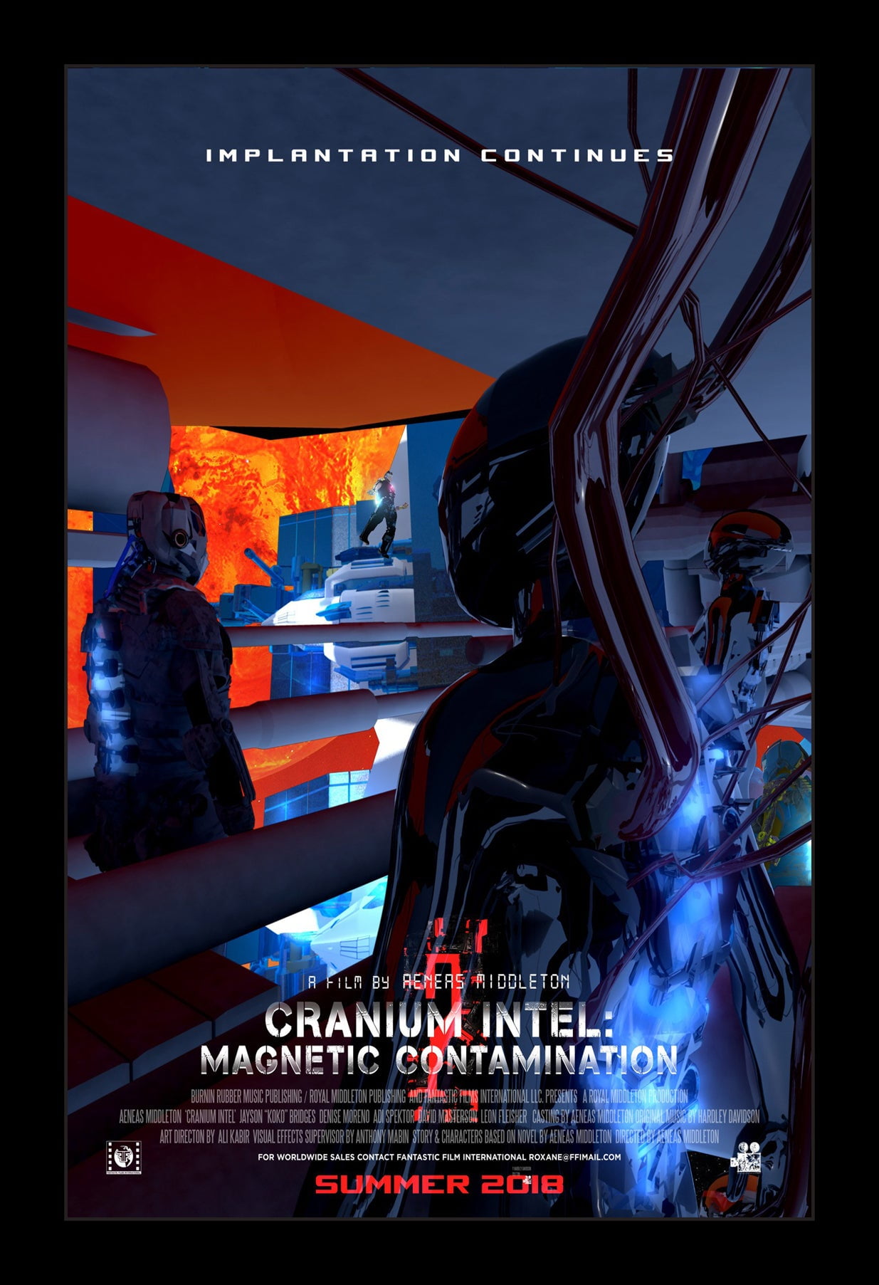 CRANIUM INTEL: MAGNETIC CONTAMINATION - 11x17 Framed Movie Poster ...