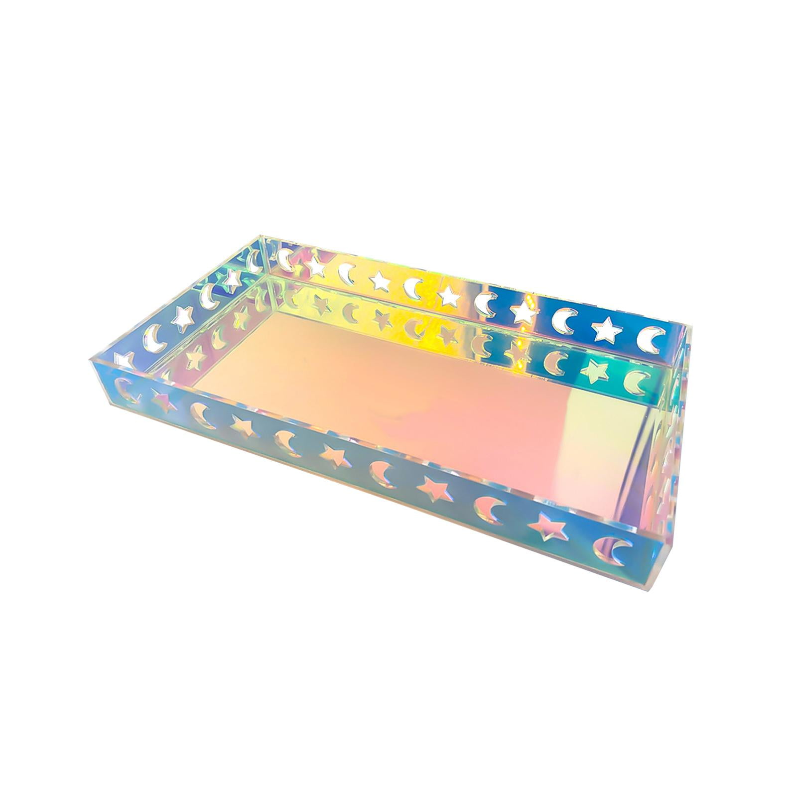 Click here for Lionlar Iridescent Acrylic Bathroom Tray Cosmetic... prices