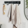 Aluminum Shower Rack Hooks, Rail Decorative Bath Hooks, Wall Bathroom ...