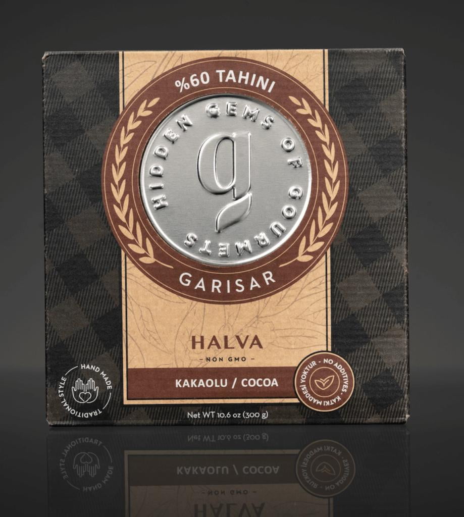 Garisar Tahini Halva %60 Tahini - Cacao Halva - Halvah - Turkish Halva ...