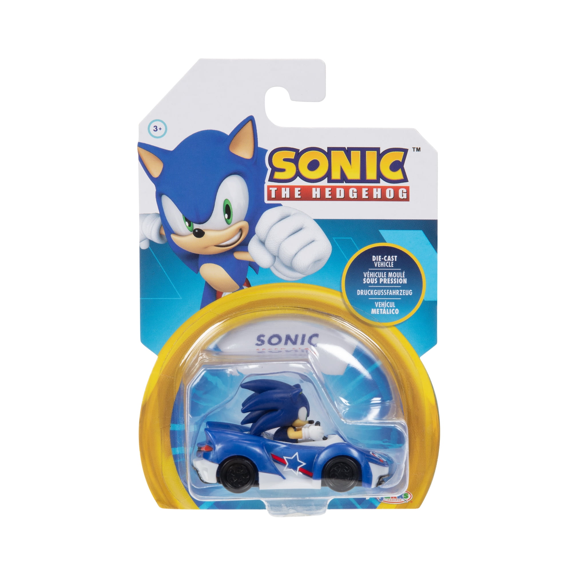 Sonic 1:64 Die-Cast Vehicle - Sonic (Speed Star v2) - Walmart.com