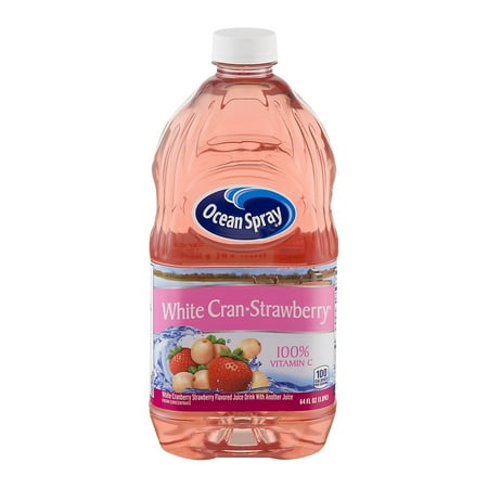 Ocean Spray White Cran-Strawberry Juice, 64.0 FL OZ - Walmart.com