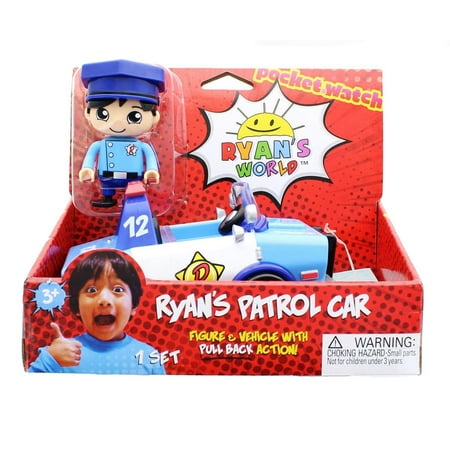 Ryan's World Ryan's Patrol Car Figure & Vehicle w/ Pull Back Action ...