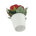 Artificial Rose Flower Small Tree In Pot – Lifelike Potted Plant With ...