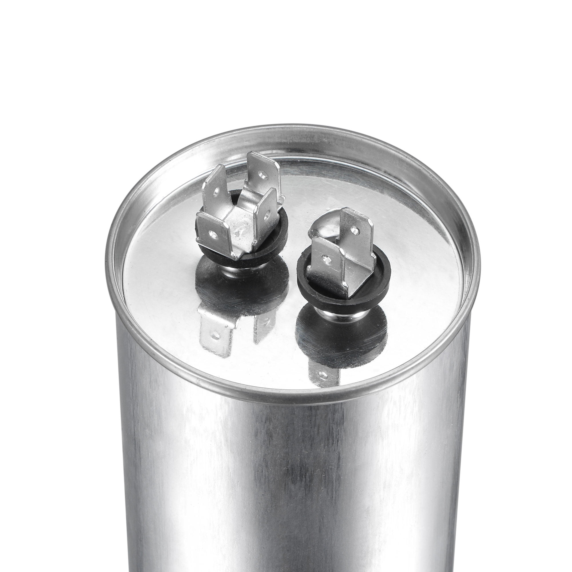 Buy Uxcell 80uF 450V AC Aluminum Case with Terminal Round CBB65 Run Capacitor Online at Lowest ...