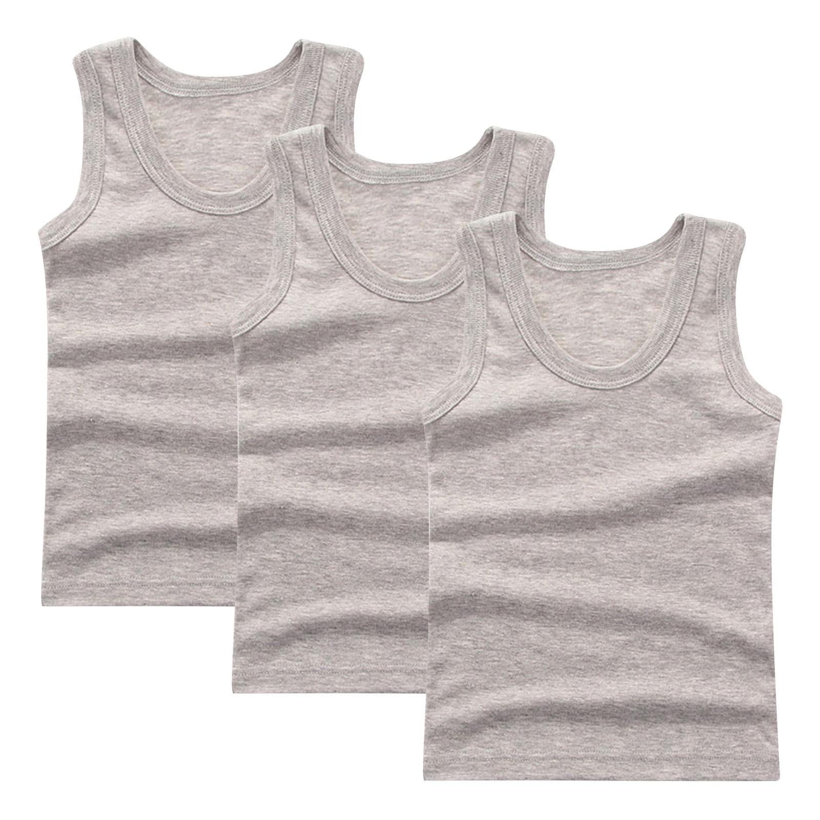 Click here for Vdgthytj 3 Pack Girls Tank Tops Cotton Sleeveless... prices