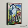 Blue Horse I Expressionist Franz Marc Vintage Framed Canvas Wall Art ...
