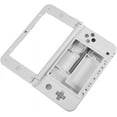 Full Housing Case Shell for Nintendo 3DS XL, White Black Full Cover ...