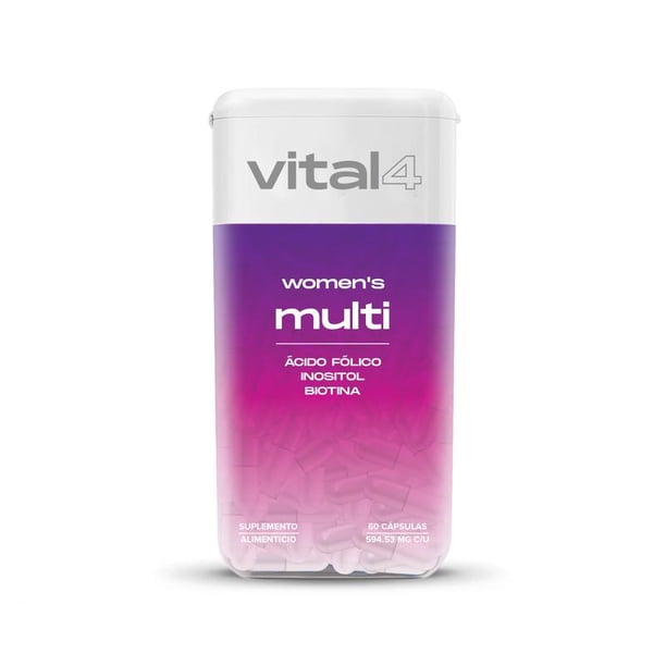Suplemento Multivitamínico Para Mujer 60 Cápsulas Vital4 | Walmart en línea