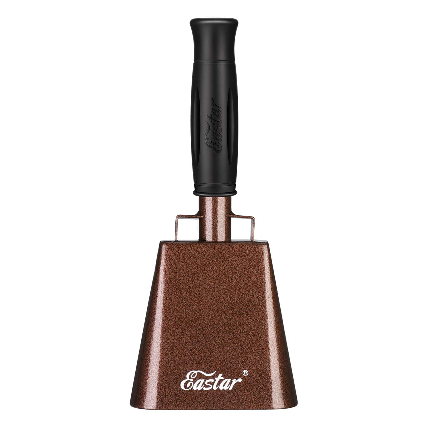 "Eastar 7"" Handheld Ringing Metal Cowbell, Large Loud Call Bell Copper ...