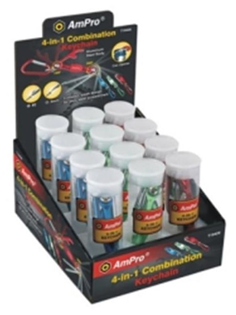 Ampro Tools T19426 4-in-1 Combination Key Chain Tool - Walmart.com