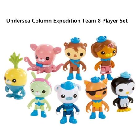 8pcs The Octonauts Figures Octo Crew Pack Playset Action Figure Kids ...