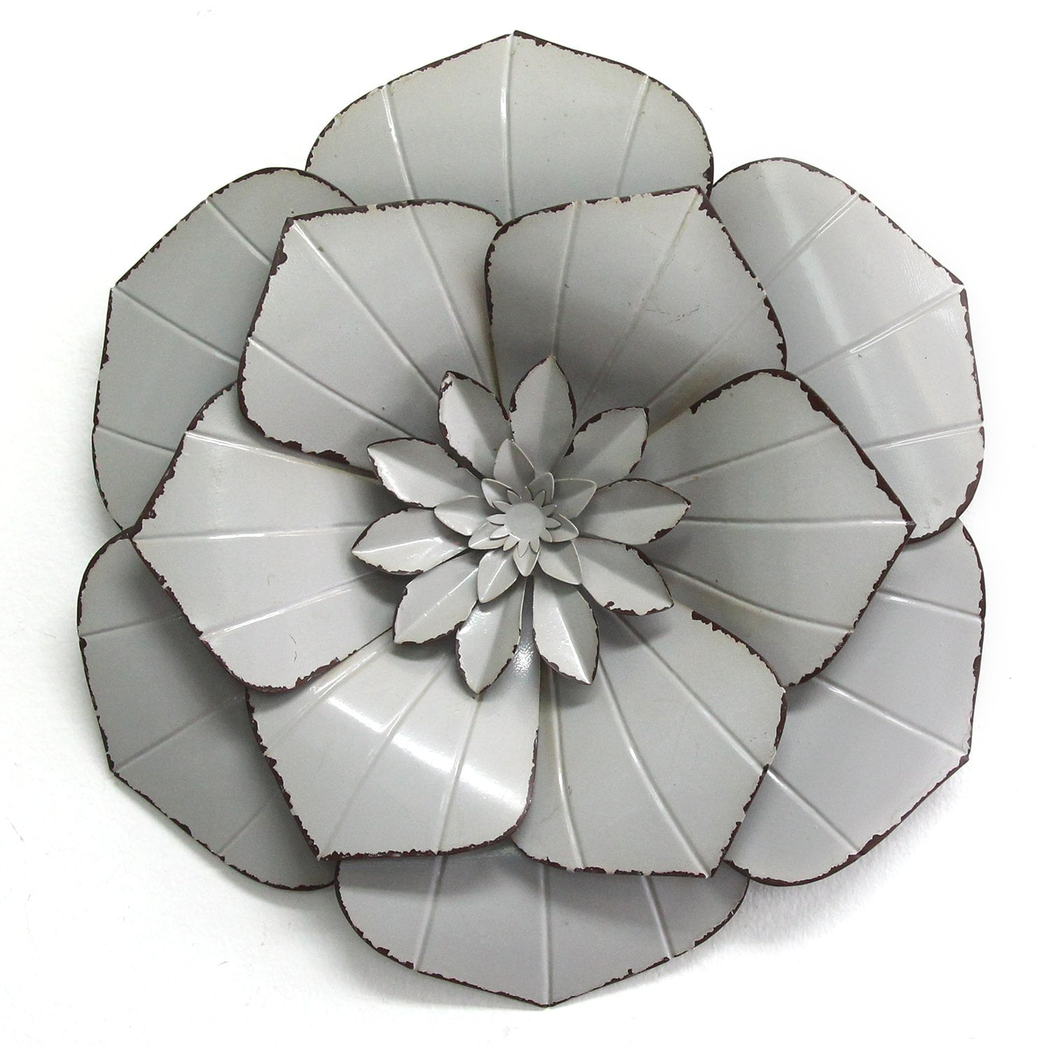 Stratton Home Decor Grey Metal Flower Wall Decor - Walmart.com ... Stratton Home Decor Grey Metal Flower Wall Decor - Walmart.com ...