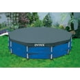 Intex Durable 10' Round Frame Above Ground Pool Debris Cover with Drain ...