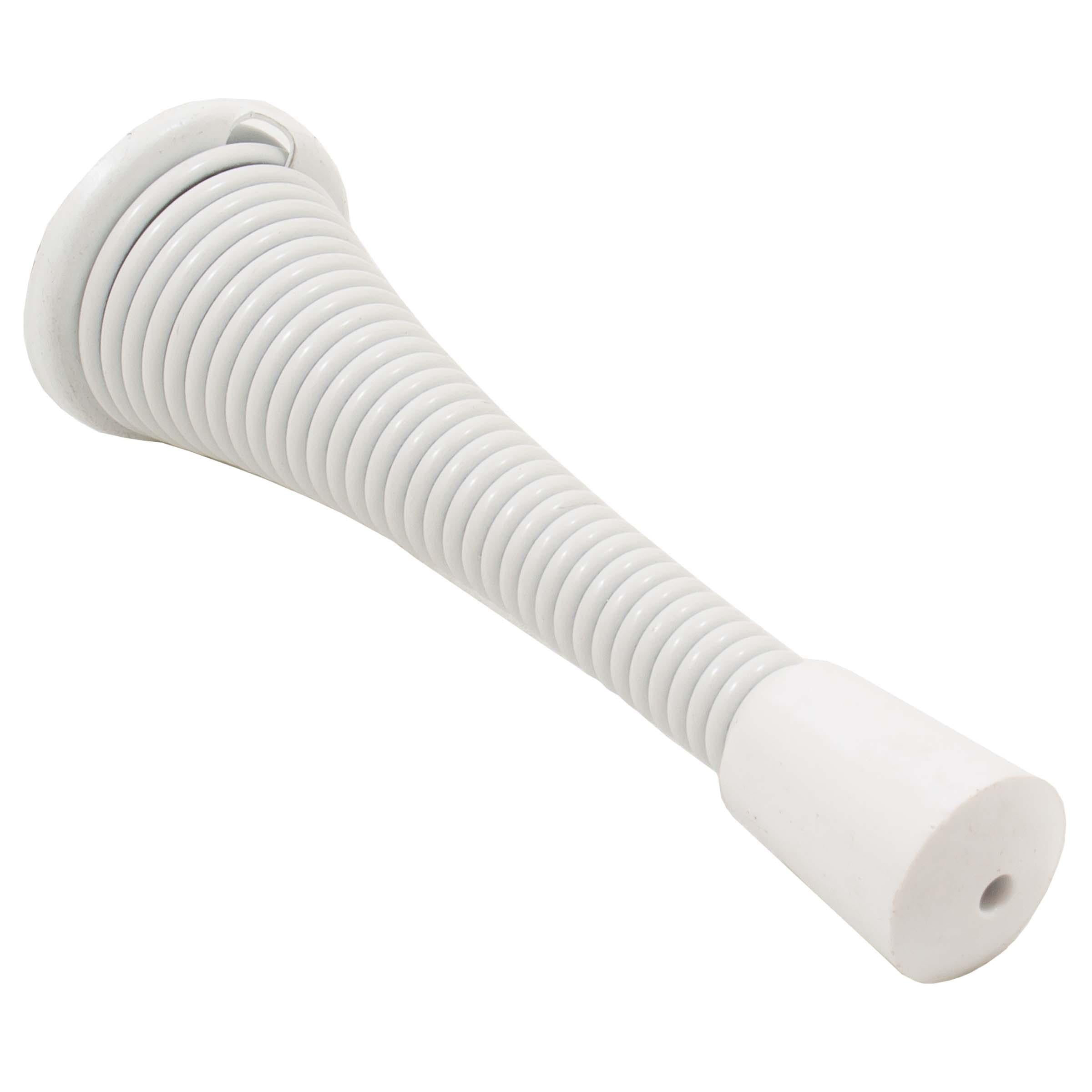 Heavy-Duty Spring Door Stop, 3 Inches, White by Stone Harbor Hardware ...