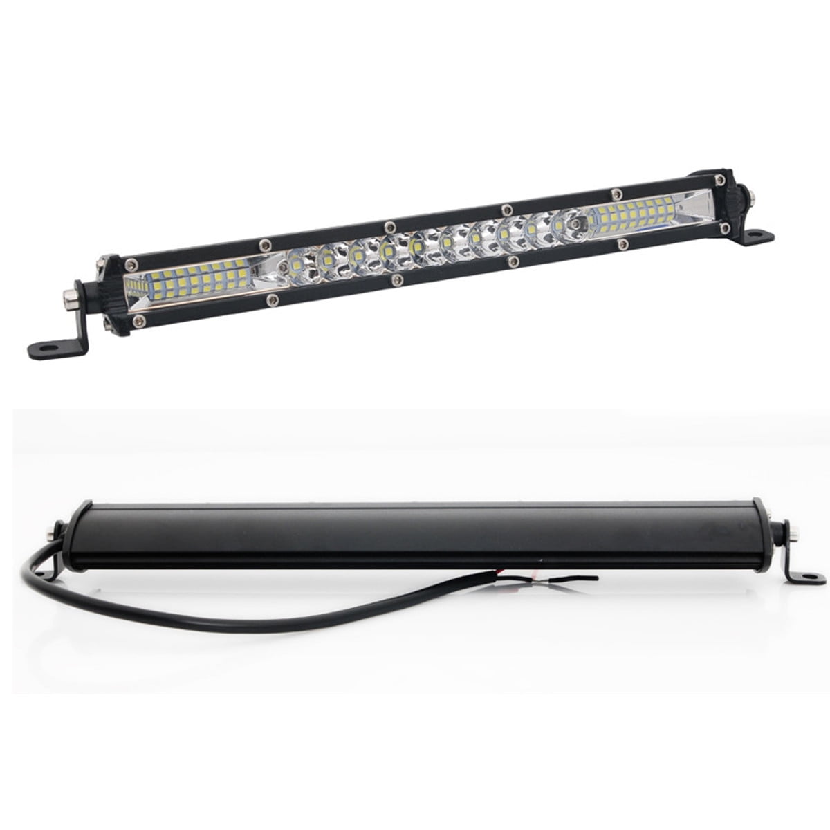 10/20 inch Ultra-Thin LED Light Bar Combo Beam Spot Flood Beam Car SUV ...