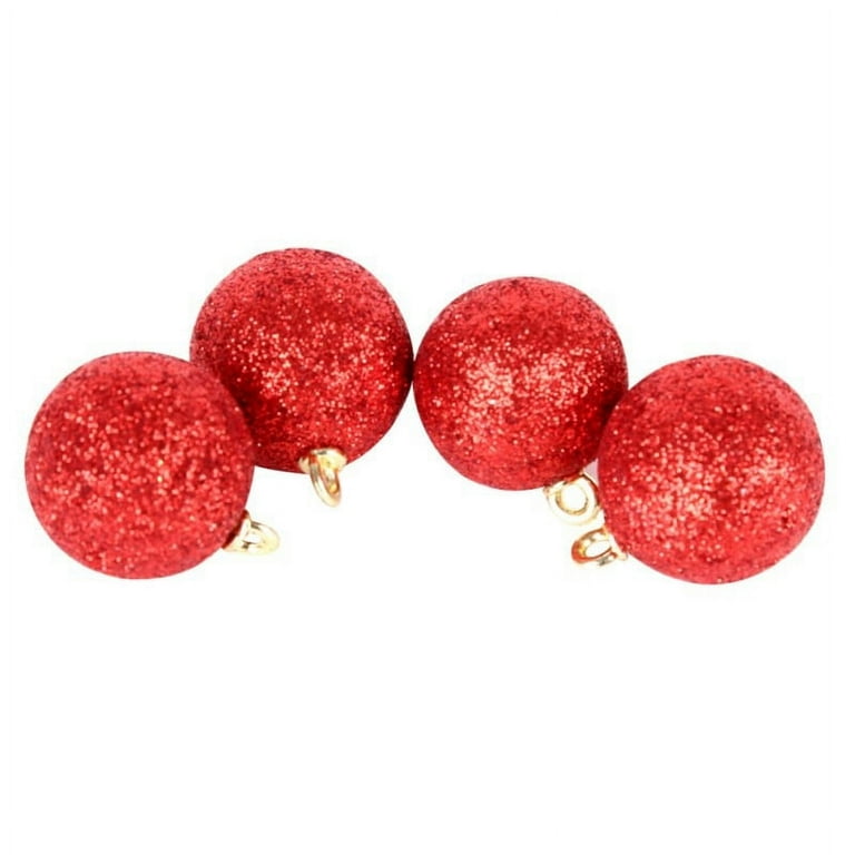 Christmas Glitter Balls 12 Pcs/lot Christmas Baubles Glitter Chic