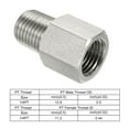 Uxcell 1/4 PT Male to 1/4 PT Female Stainless Steel Pipe Fitting Reducing Hex Bushing - Walmart.com