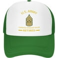 US Army Command Sergeant Major Retired Trucker Hats: Stylish Protection ...