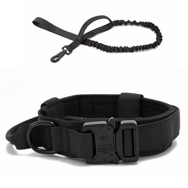 Collares tácticos para perros y cuerdas elásticas, collares y correas ...