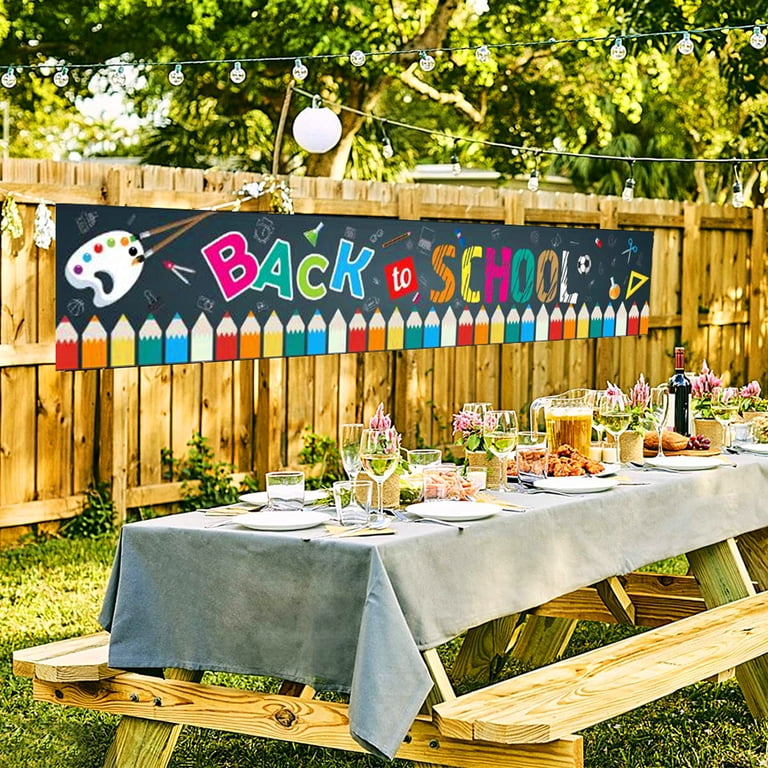 Classroom Welcome Banner 53 Piece Welcome Back To School Decorations ...